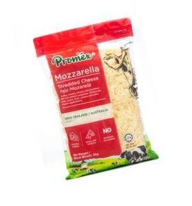 PROMEX AUS SHREDDED MOZZARELLA 2KG – PTS Food Distribution